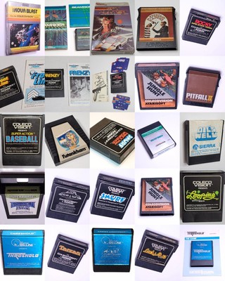 Your Choice, Pick Your Favorites COLECOVISION Coleco game Combined ...