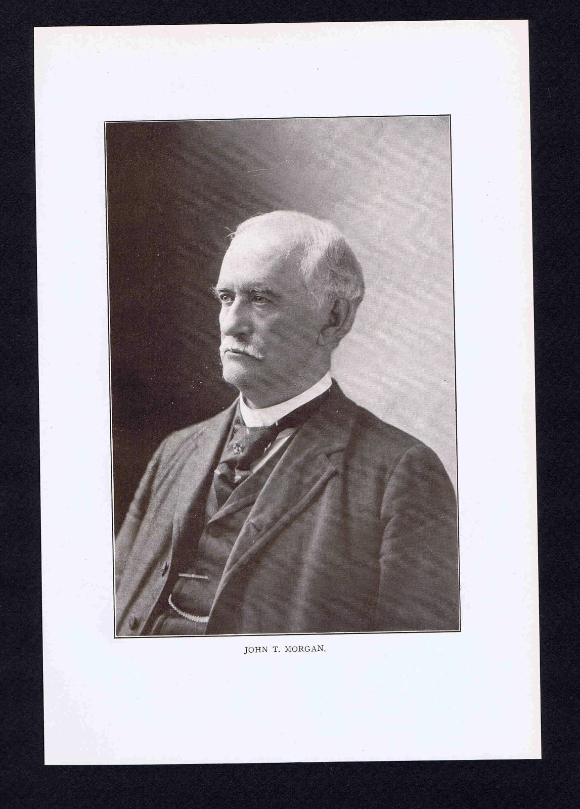 Confederate General John Tyler Morgan, Alabama - 1909 Historical Print ...