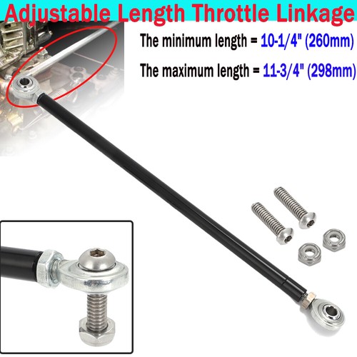 Universal Adjustable Length Throttle Linkage - up to 11-3/4" L Aluminum ...