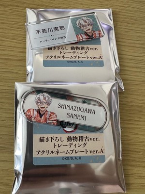 Demon Slayer Kimetsu no Yaiba Fushikawa Miya Acrylic Name Plate Badge ...