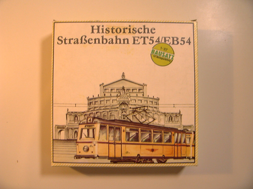 PREFO H0 30010 Bausatz Historische Straßenbahn ET54 EB54 *NEU*OVP ...