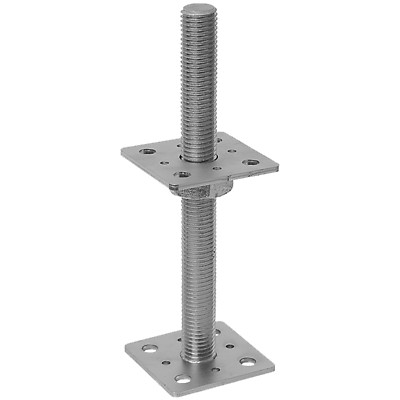 Heavy Duty Galvanised Adjustable Fence Post Support Bolt Down Repair ...