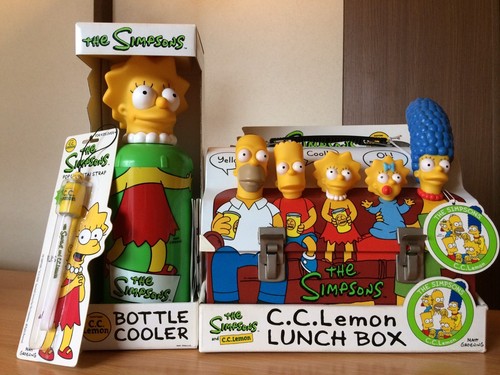 THE SIMPSONS, LUNCH BOX, BOTTLE COOLER, PHONE STRAP SET C.C.Lemon Japan ...