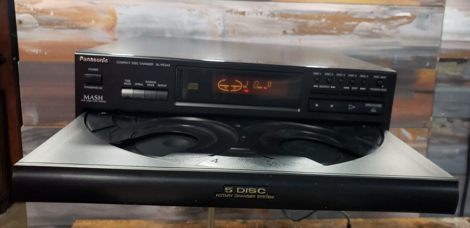Panasonic 5 Disc CD Changer Sl-pd349 for sale online | eBay