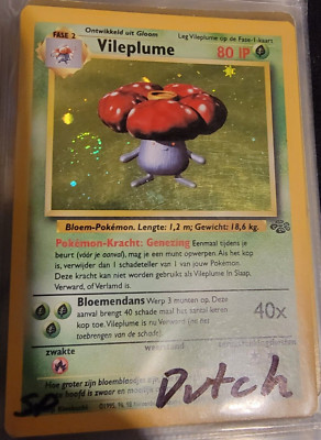 DUTCH Holo Foil Vileplume 15/64 Jungle Set Pokemon Trading Cards LP | eBay