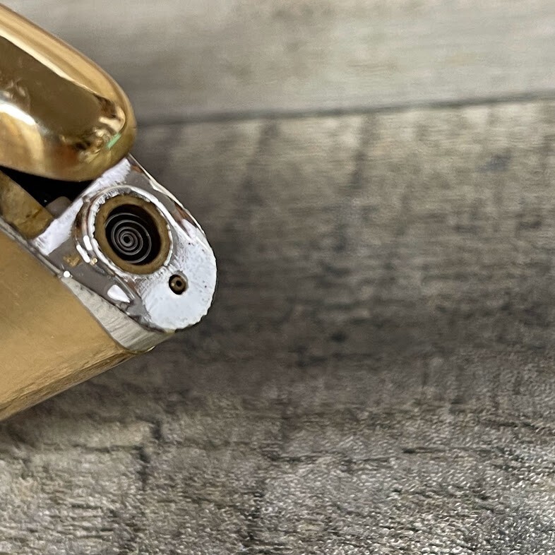 COLIBRI Quantum Electro Flame Lighter 655 Gold and Silver Trim For ...