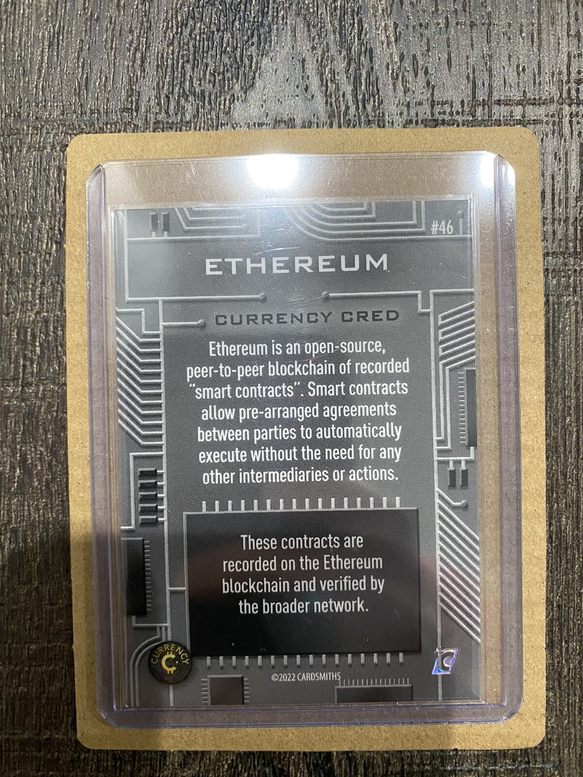 2022 Cardsmiths Currency Series 1 1st Edition ETHEREUM Holofoil #46 | eBay