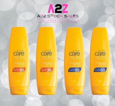 4x AVON CARE SUN+ Multi Protection Moisturising Sun Lotion - SPF ...