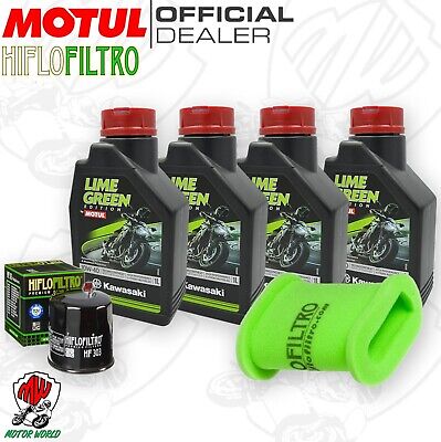 Set Service Motul Lime Green 10W40 + Filter Kawasaki Kle 500 2007 | eBay.de