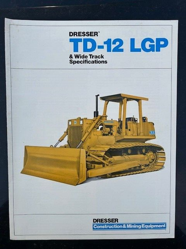 Vintage Rare Dresser TD-12 LGP wide track construction dozer brochure ...