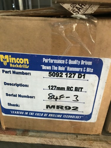Mincon DTH Hammer 127mm RC Bit MR92 Shank 5092127D1 | eBay