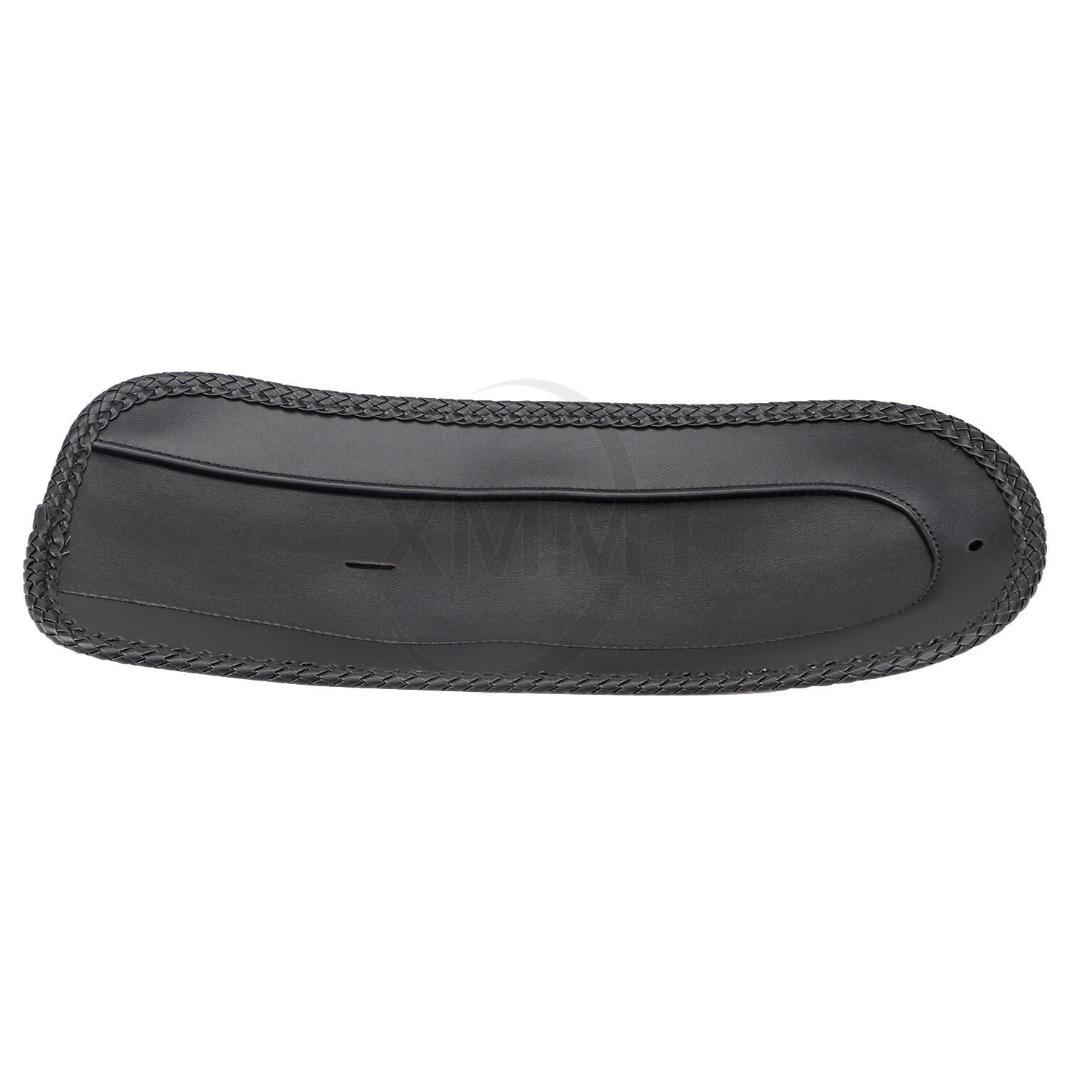 Black PU Leather Rear Fender Bib Solo Seat For Harley Dyna Super Glide ...