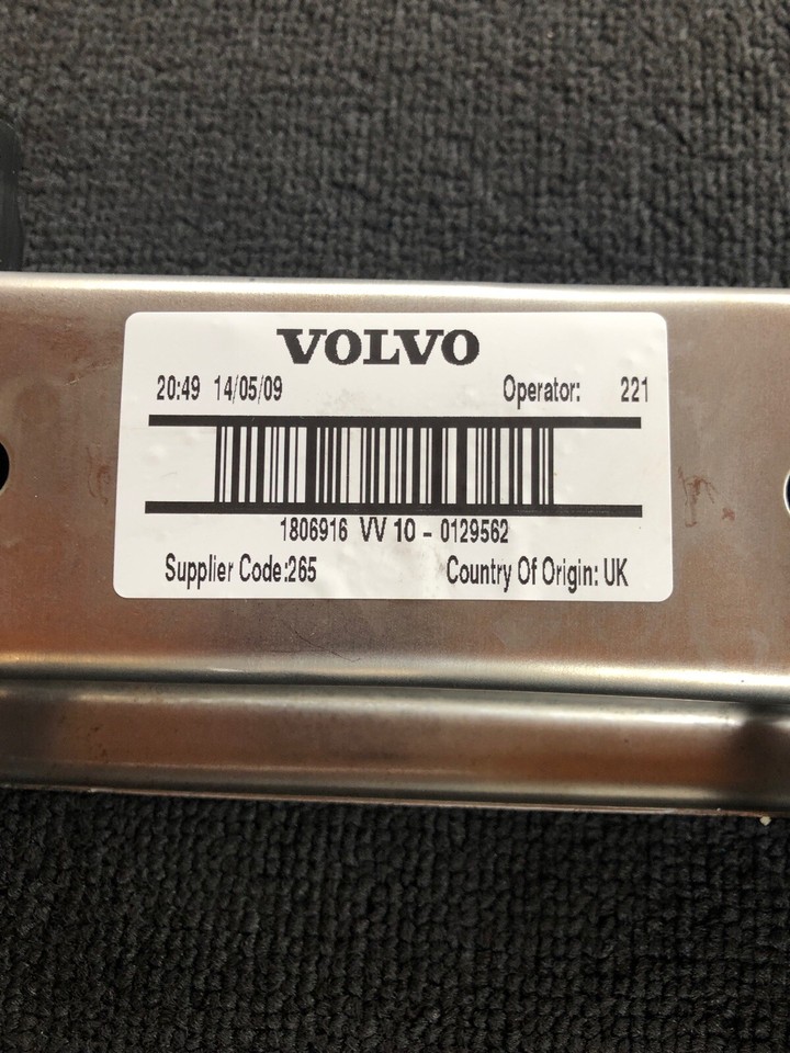 Volvo Memory Passenger Front Seat Backrest Frame + Recline Motor ...