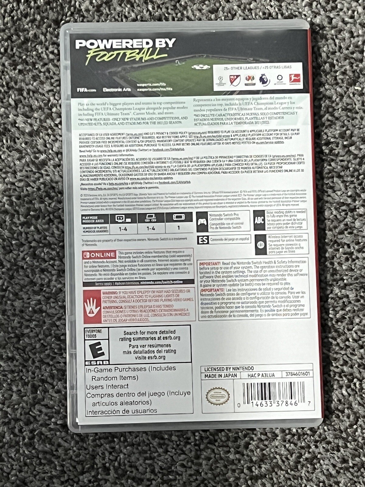 FIFA 22 Legacy Edition Nintendo Switch EA Sports Mint Tested Works ...