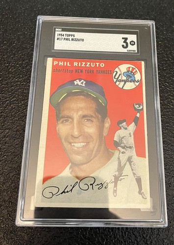 1954 Topps Phil Rizzuto #17 Yankees SGC 3 | eBay