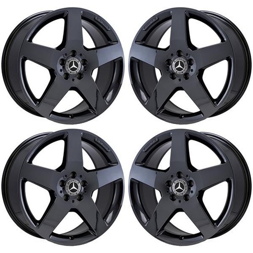 19" MERCEDES-BENZ ML250 PVD BLACK CHROME WHEELS-C RIMS FACTORY OEM ...