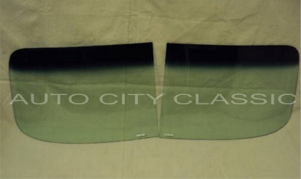 1949-1952 Chevrolet Fleetline Sedan 2pc Windshield Glass Green Shade ...