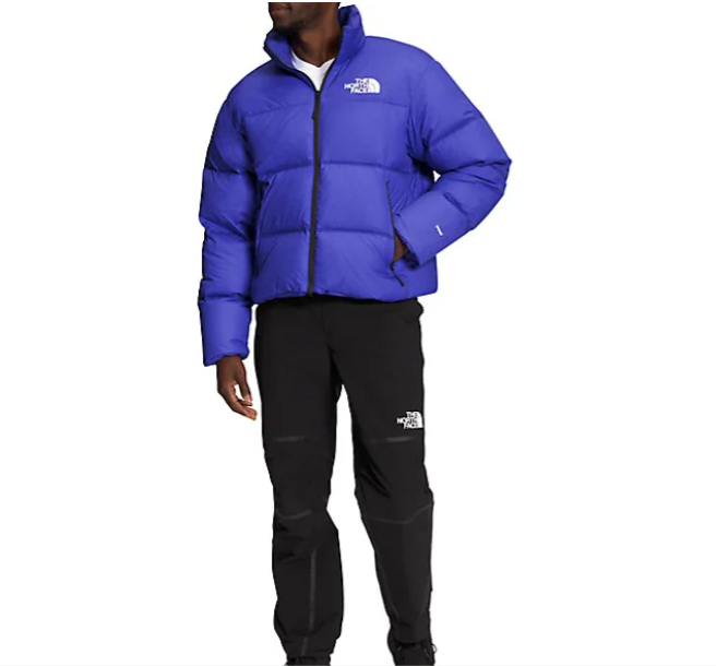 The North Face Blue Nuptse RMST Remastered 700 Down Puffer Jacket SMALL ...