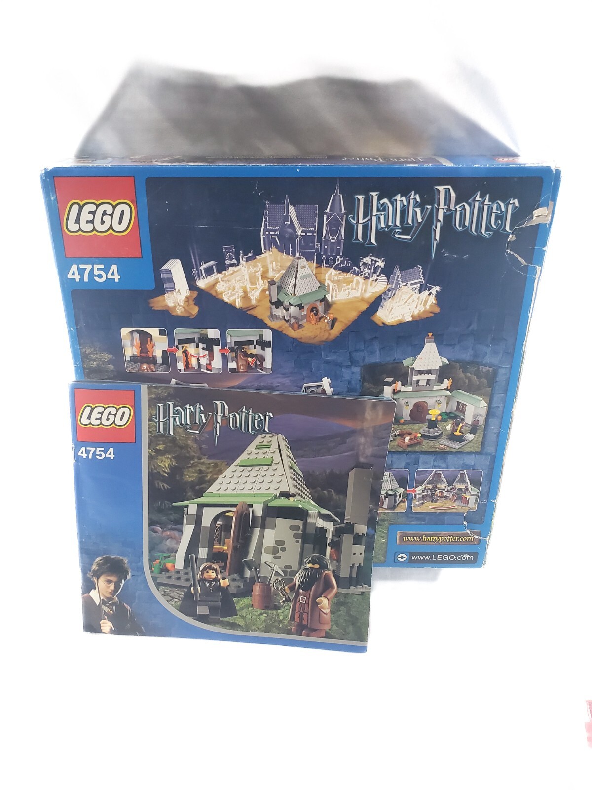 LEGO Harry Potter: Hagrid's Hut (4754) 2004 BOX and MANUAL ONLY ...