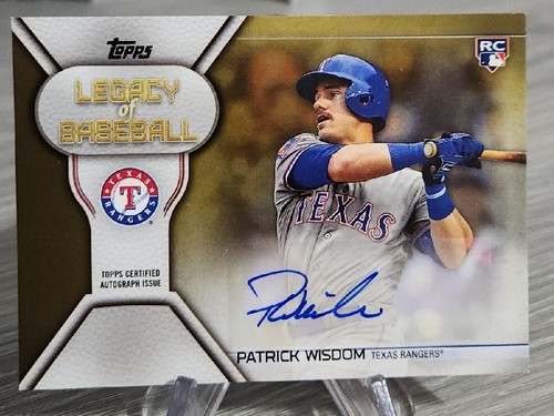 2019 Topps - Legacy of Baseball Autographs Series 2 Patrick Wisdom #LBA ...