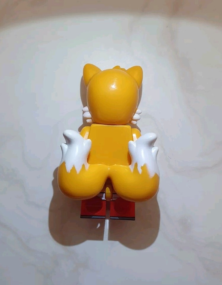 Customised Lego Sonic The Hedgehog (Sidekick) Tails Mini Figure | eBay