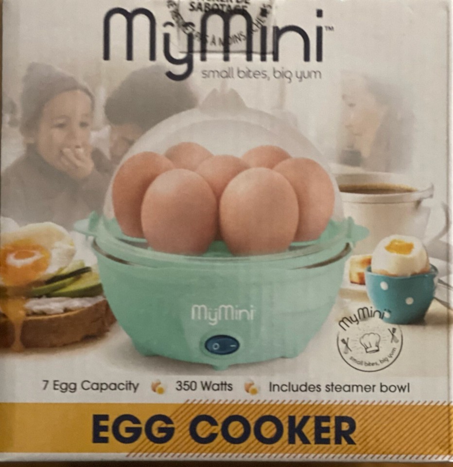 Nostalgia My-mini 7 Egg Cooker Egg Cooker with steamer bowl, One touch ...