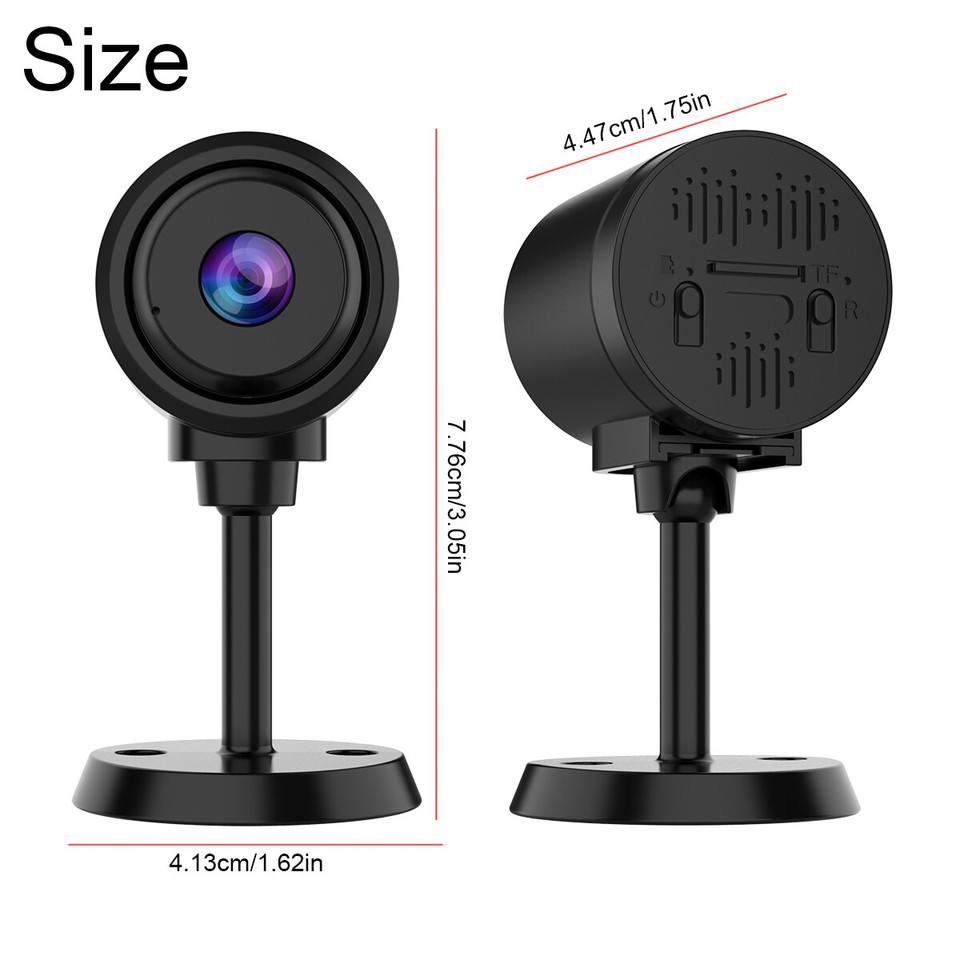 Mini Micro HD 1080P Camera Audio Video Recording Night Vision 1080P ...