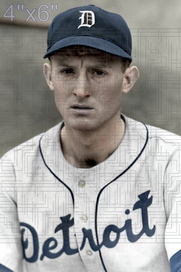 Boyd Perry - 1941 Detroit Tigers - choose a style - colorized print | eBay