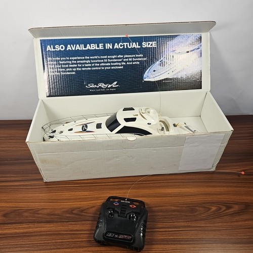 New Bright Sea Ray SUNDANCER R/C Speed Boat 18” with remote - No ...