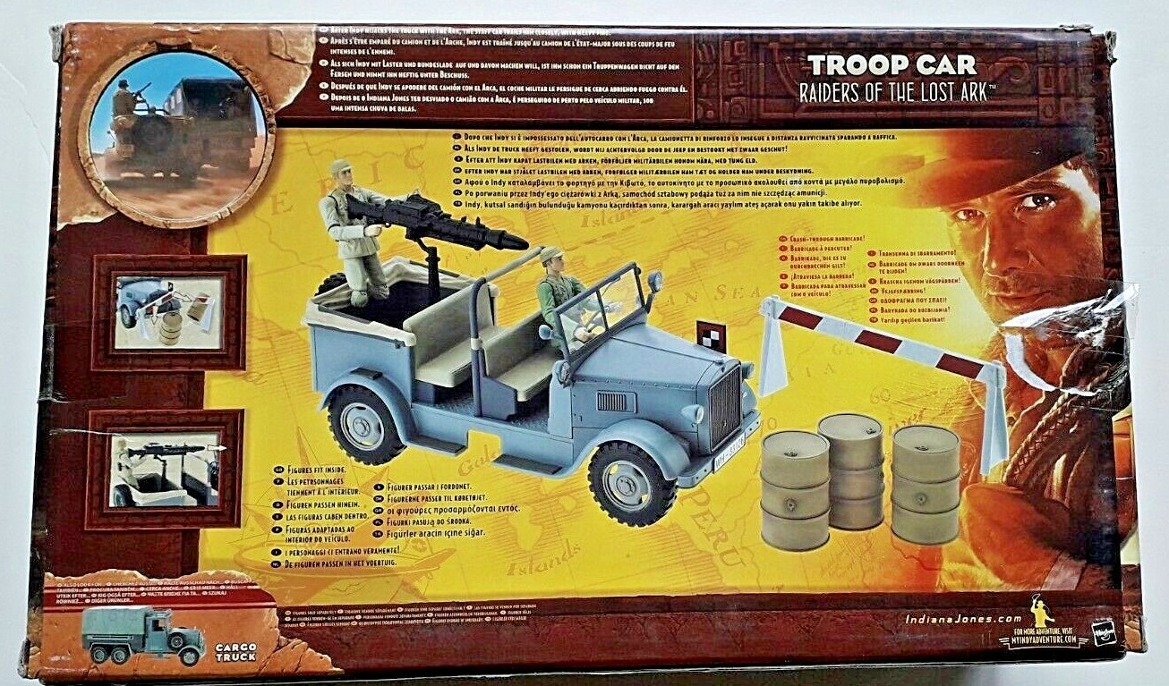INDIANA JONES TROOP CAR - HASBRO 2008 - NEUF | eBay Australia