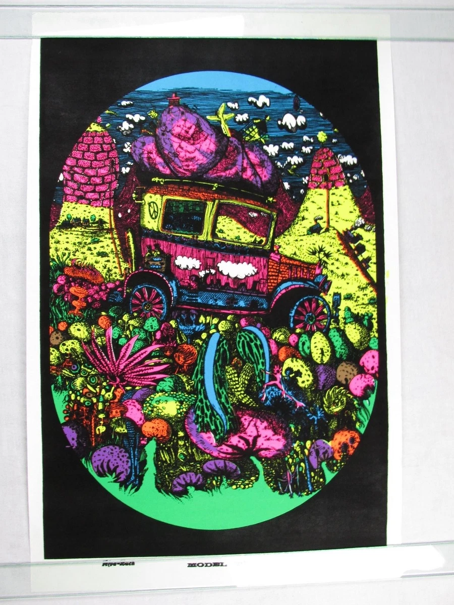 Trippy Posters Blacklight Poster