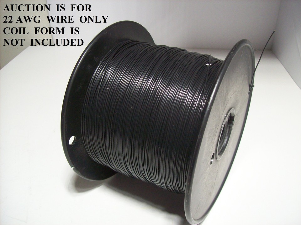 HAM RADIO INDUCTANCE COIL WIRE, 22 AWG 22 GA, 24 Feet, LW MW SW, WIRE ...