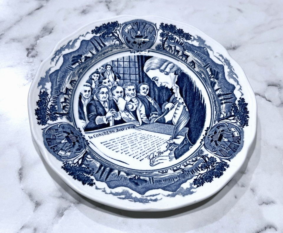 J&G Meakin America Hurrah English Ironstone 3 Pc Dinner Dessert Plates ...