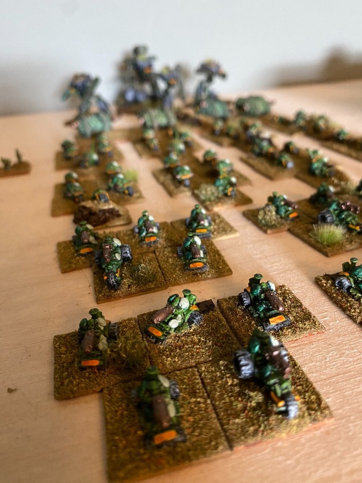 Epic 40k 6mm Space Marine Full Army + Titans, painted, based | eBay