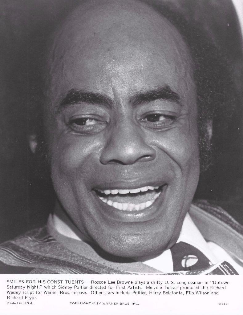 Roscoe Lee Browne,"Uptown Saturday Night" 1974 Vintage Movie Still | eBay
