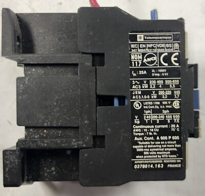 Telemecanique LC1D0910 Magnetic Contactor | eBay