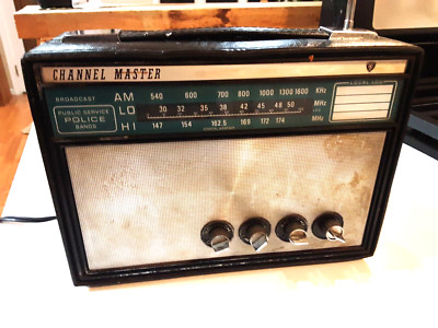 Channel Master Model 6252B Transistor Radio AM Lo Hi Bands Public ...