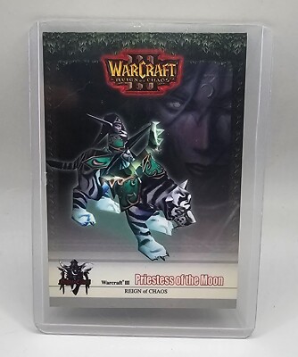 Blizzard Warcraft 3 Trading Card Night Elf Priestess Of The Moon | eBay