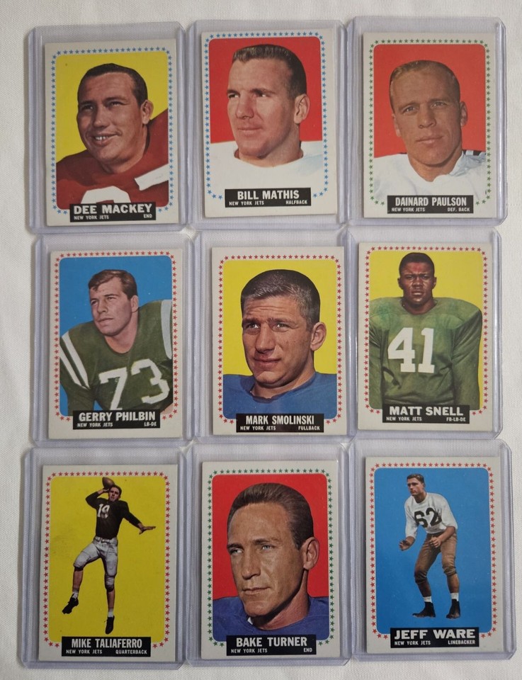 1964 Topps Football Complete Set W/All HOF’s GRADED MINT (BEST DEAL ON ...