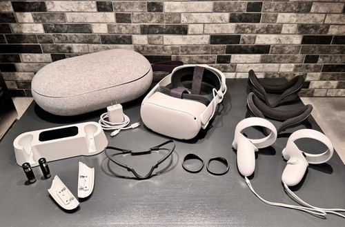 (Used) Meta Quest 2 64GB, Elite Strap With Battery, and Charging Dock ...