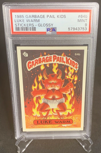 1985 Garbage Pail Kids Series 2 GPK OS2 64b LUKE WARM GLOSSY PSA 9 MINT ...