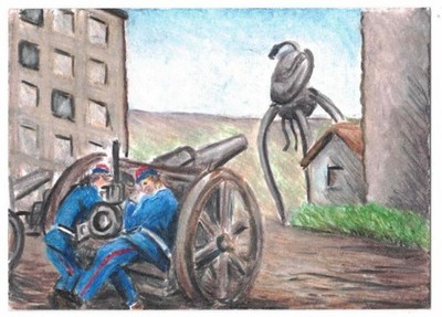 The War Of The Worlds. Andy Broome Sketch Card #WS2. Cult Stuff 2014 ...