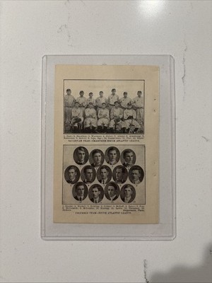 1913 Savannah GA & Columbus GA Baseball Team Picture - Rare Antique | eBay