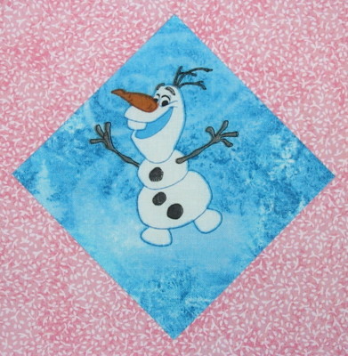 9 Lovely Disney OLAF Frozen Quilt Blocks in Pink | eBay