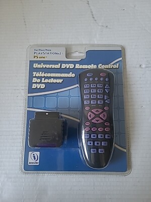 InterAct Playstation 2 / PS One Universal DVD Remote Control New Sealed ...