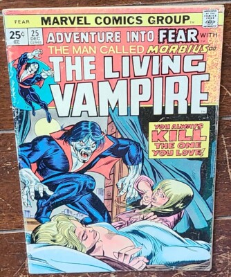 Adventure into Fear w/Man Called Morbius the Living Vampire #25, (1974 ...