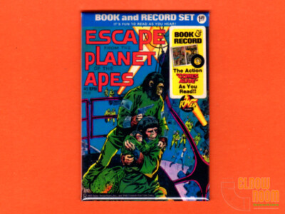 Escape from the Planet of the Apes Power Records cover art 2x3" fridge ...