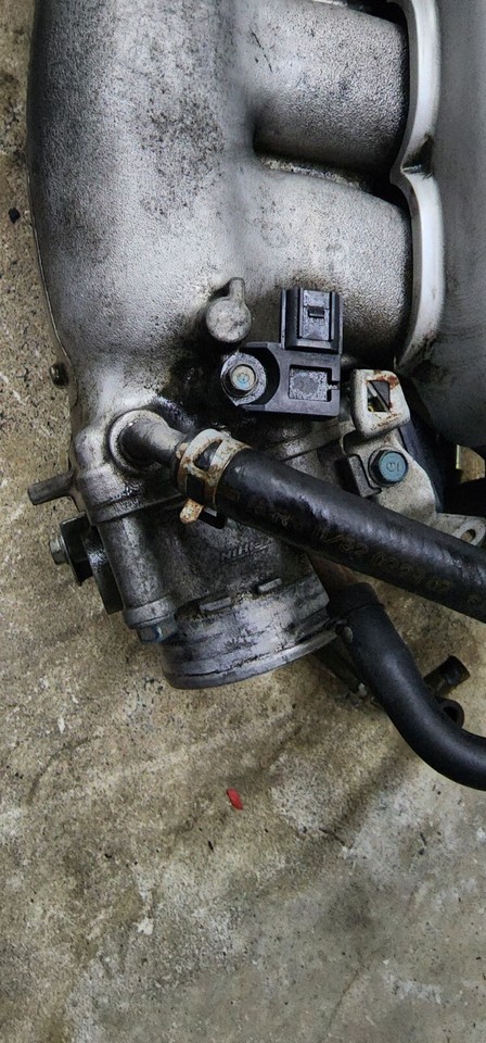 Honda fd2 type r complete intake manifold throttle body injector cover ...