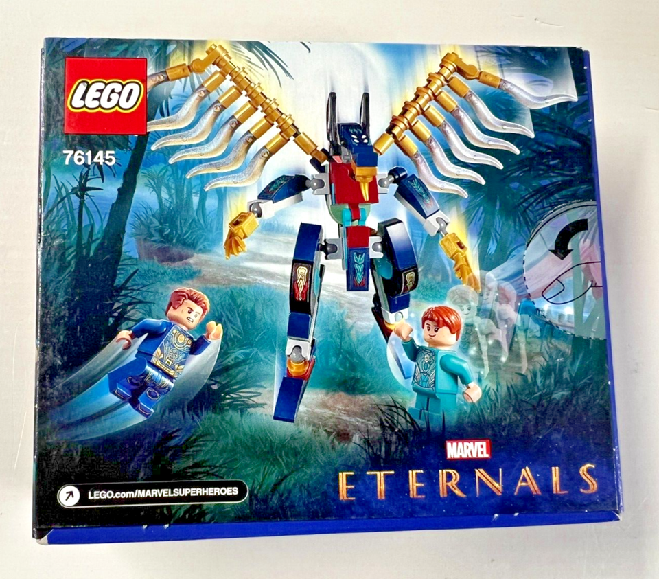 Lego 76145 Super Heroes Marvel Eternals Aerial Assault 133 Piece ...