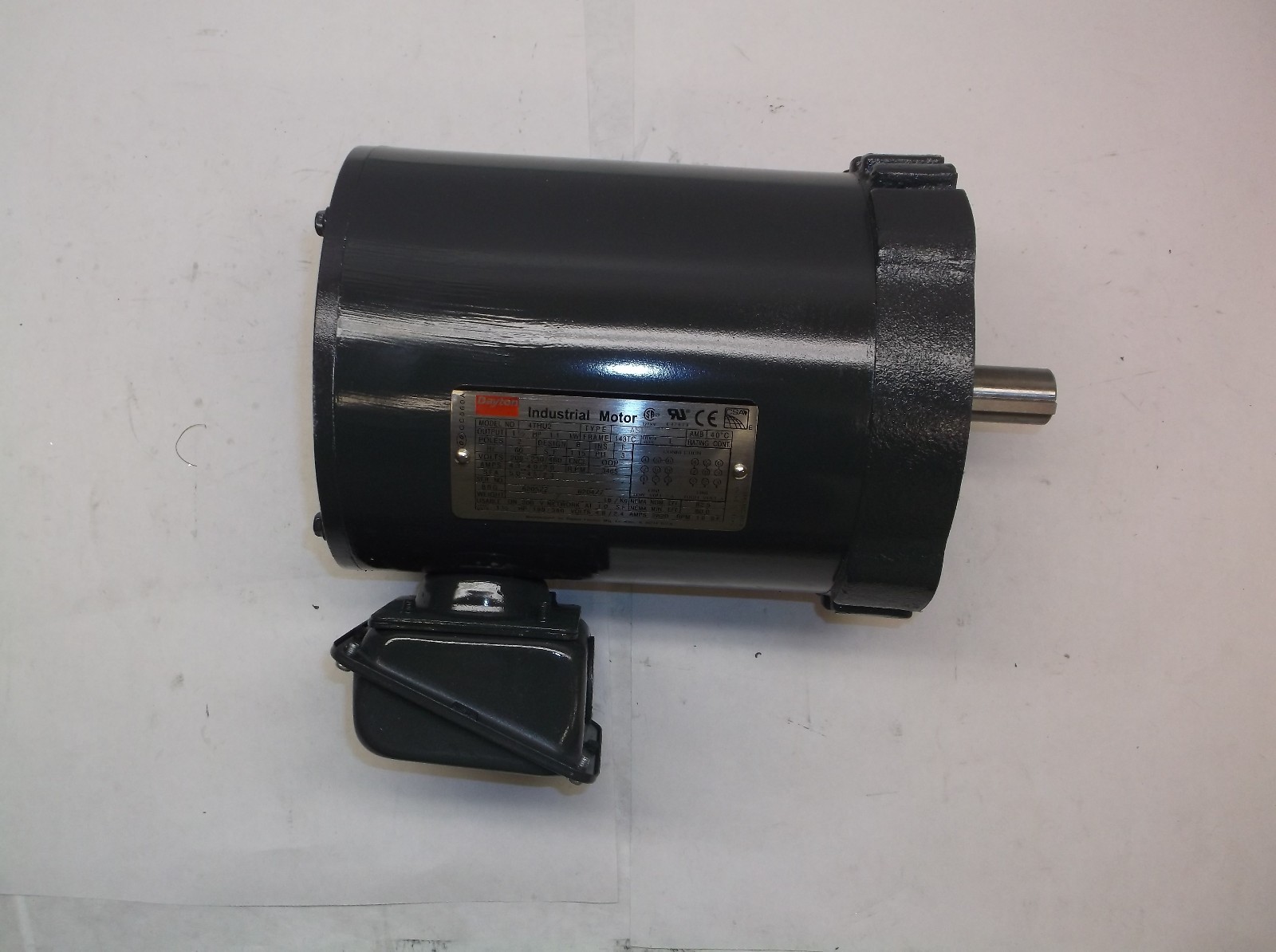 New 4THU2 Motor, 3 Ph, 1.5hp, 3465 RPM, 208-230/460, Eff 82.5, 60 Hz ...